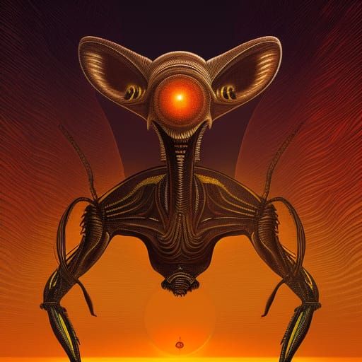 Alien Pet - AI Generated Artwork - NightCafe Creator