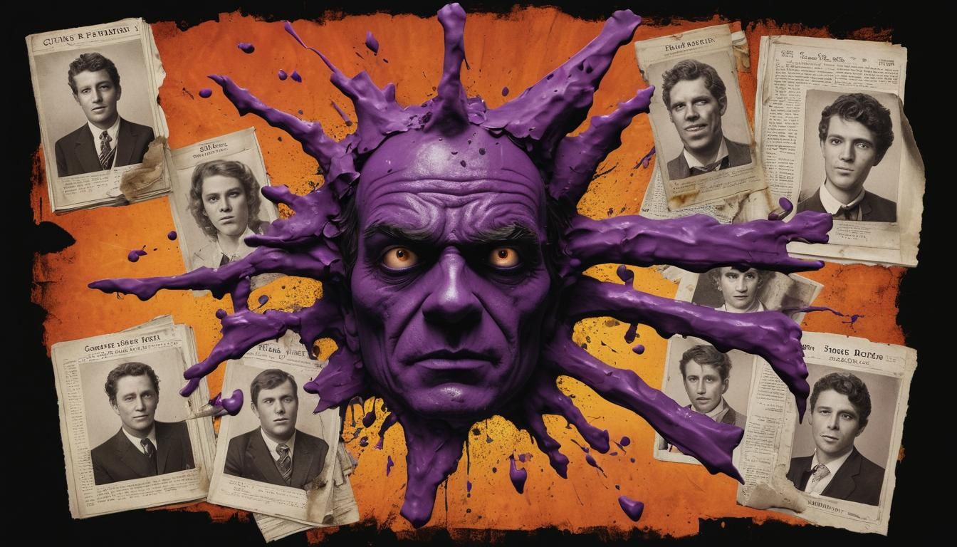 Purple Emmet's Smashed Face is Leaking All Over my Yearbook Photos - AI ...