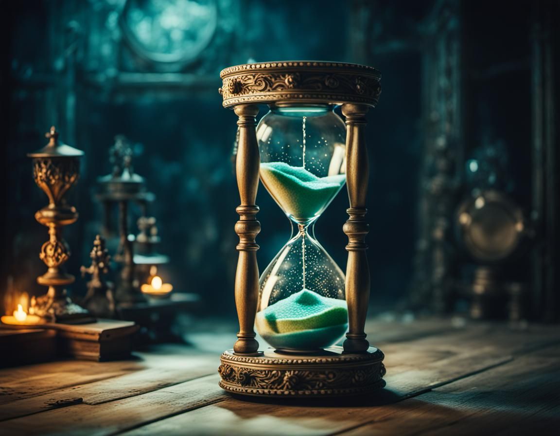 fancy hourglass - AI Generated Artwork - NightCafe Creator