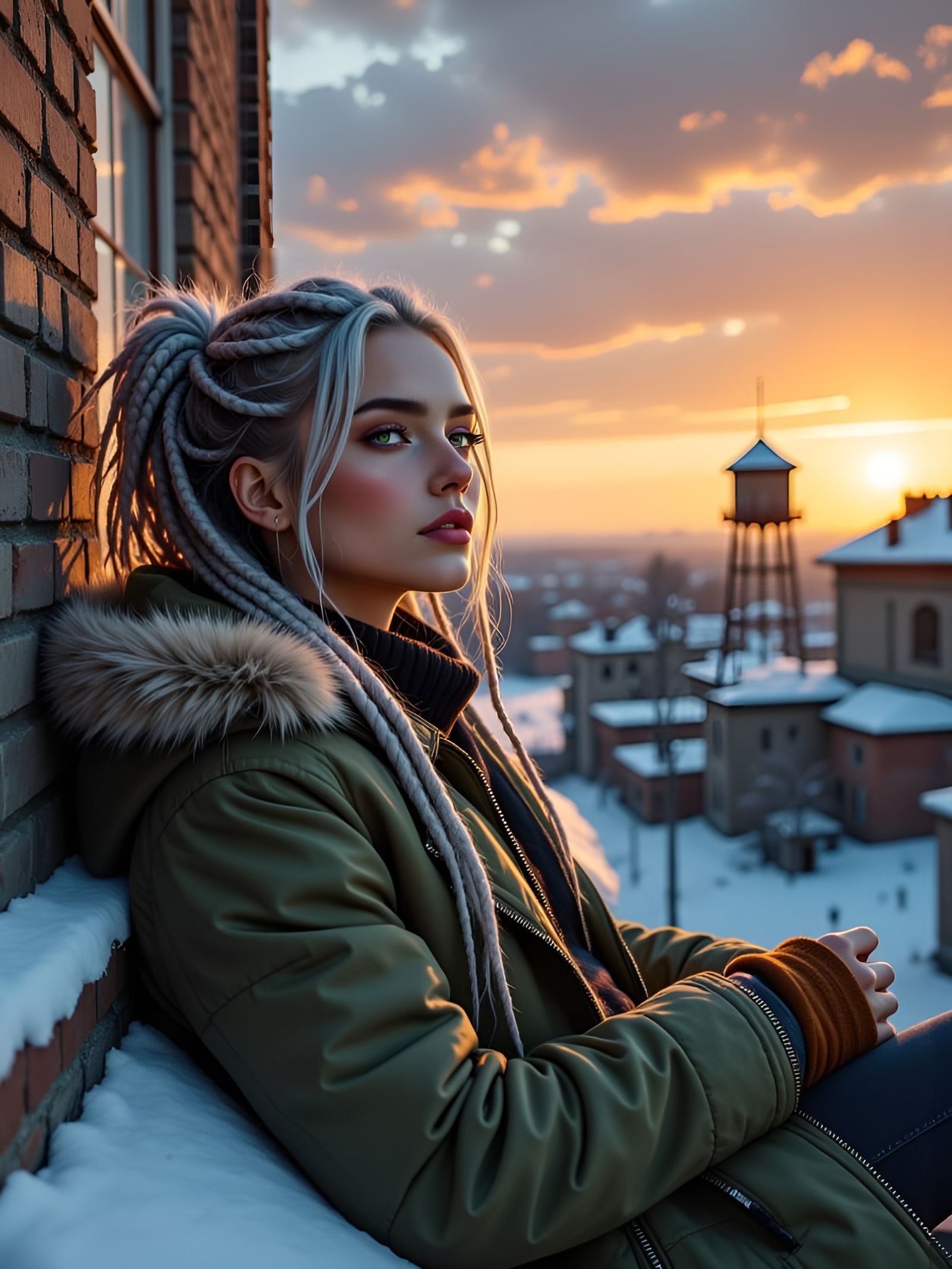 Solstice Glow - Cosmic Serenity in Golden Hour