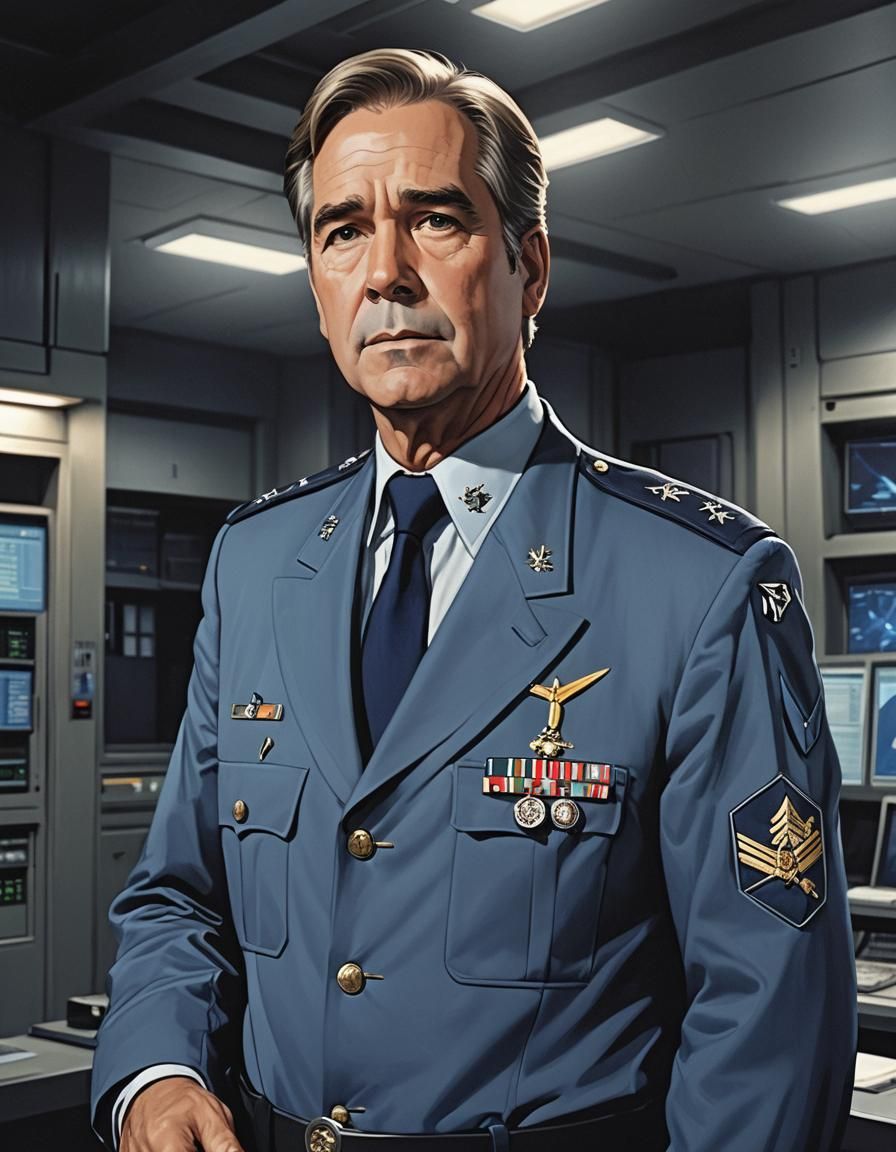 Major Gen. Hank Landry in Anime - AI Generated Artwork - NightCafe Creator