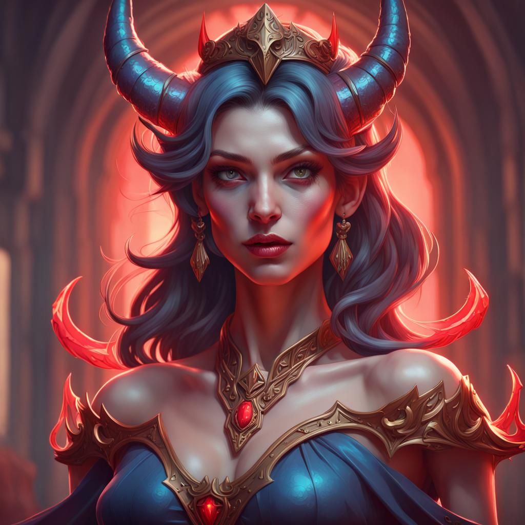 Devil Princess - AI Generated Artwork - NightCafe Creator