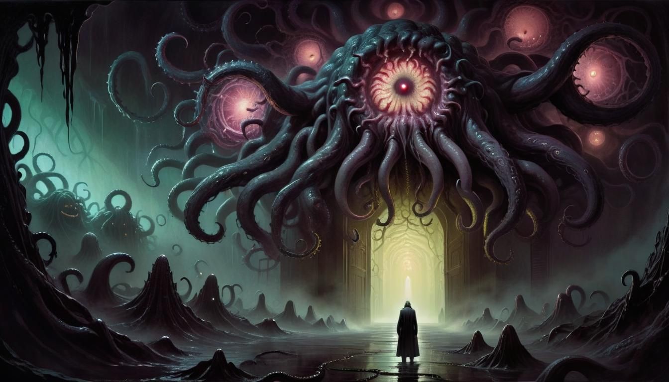 The Lurker at the Threshold - AI Generated Artwork - NightCafe Creator