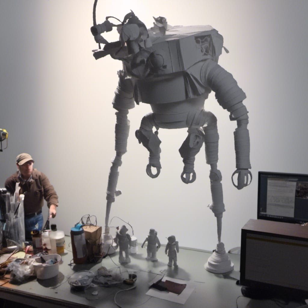 whole scene turned into cutout style animation - AI Generated Artwork ...