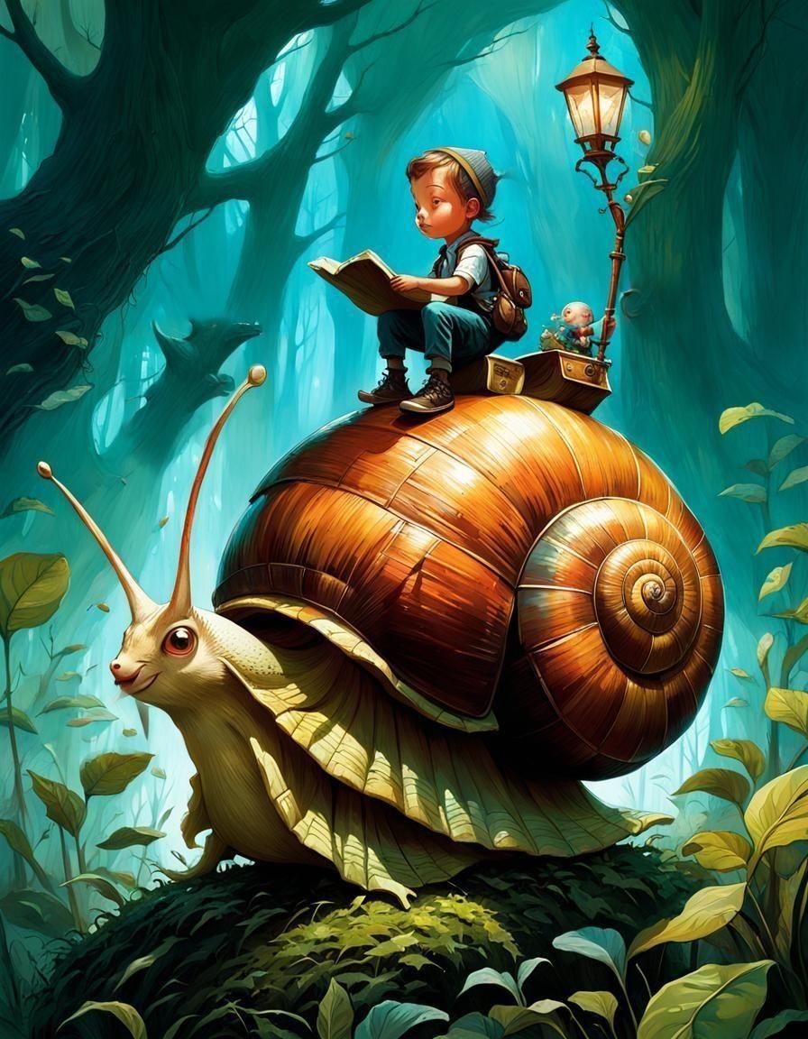 The Mysterious Journey of little Poet - A Storybook Illustration - AI ...