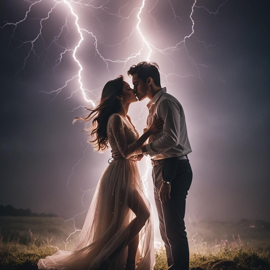 Electrifying Love - AI Generated Artwork - NightCafe Creator