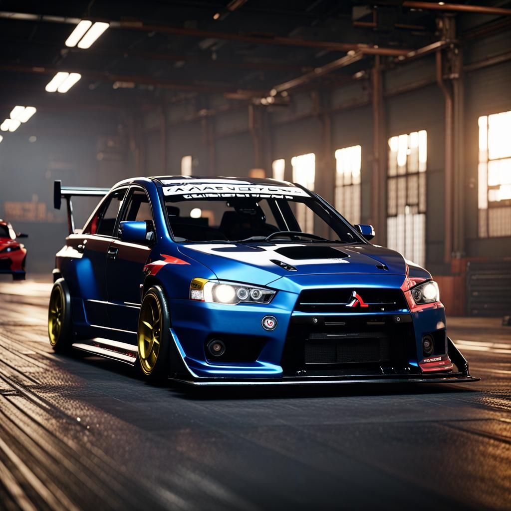 Mitsubishi Lancer Evolution 10 II - AI Generated Artwork - NightCafe ...