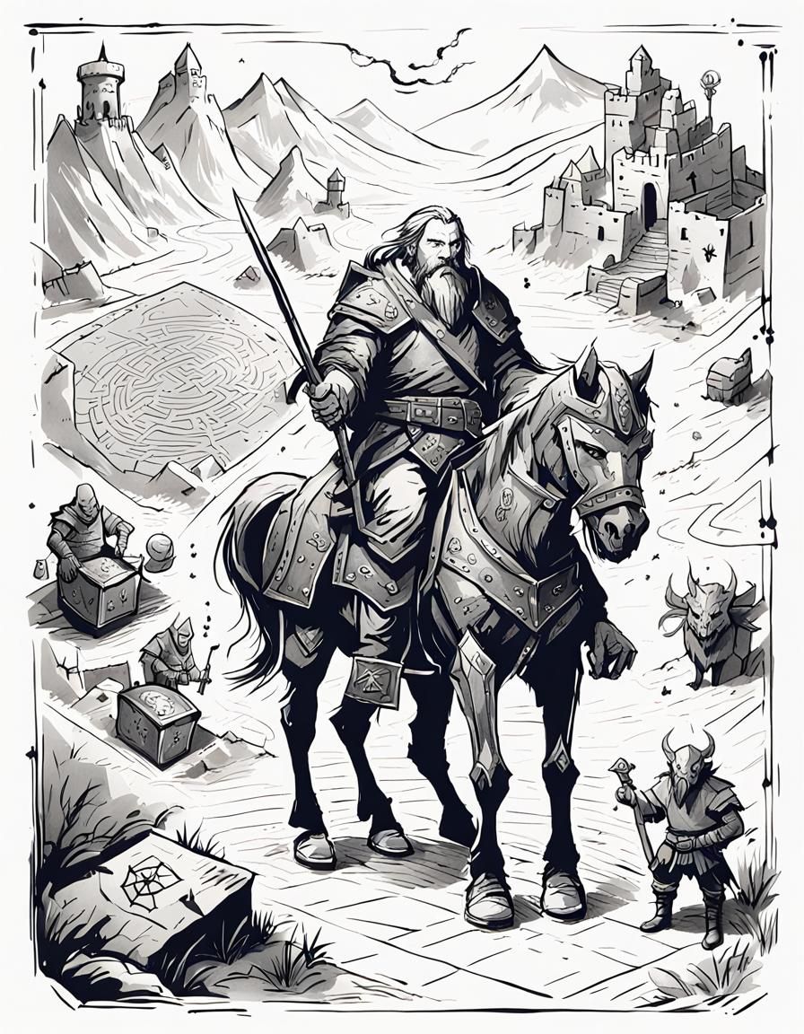 Half-remembered adventures on a 5-legged horse - AI Generated Artwork ...