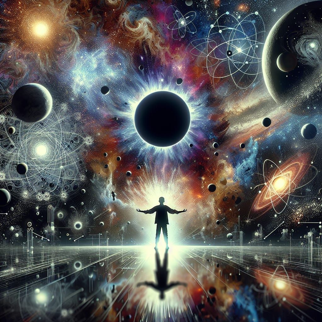 Controlling the universe ️ - AI Generated Artwork - NightCafe Creator