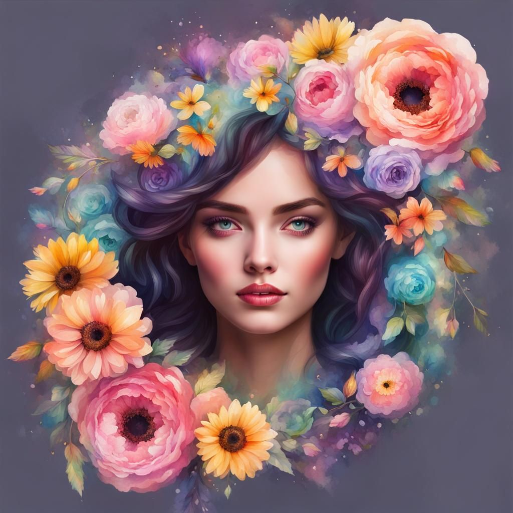 Flowers - AI Generated Artwork - NightCafe Creator