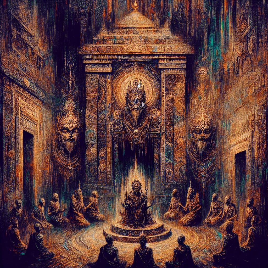 indian ritual ancient - AI Generated Artwork - NightCafe Creator