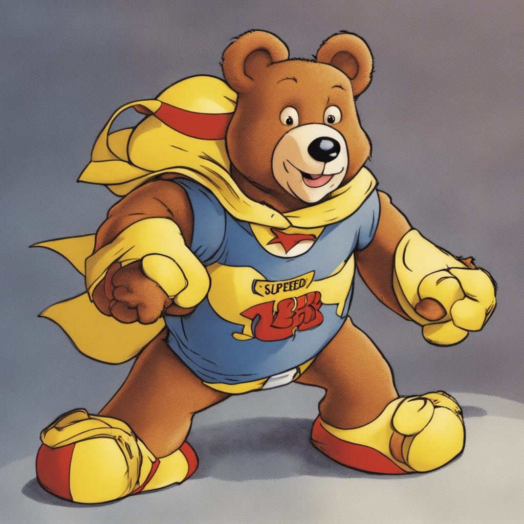 SuperTed! - AI Generated Artwork - NightCafe Creator