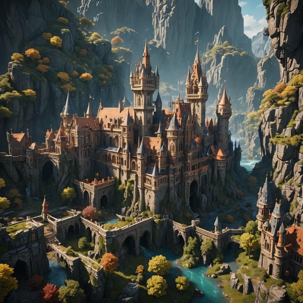 Castle - AI Generated Artwork - NightCafe Creator