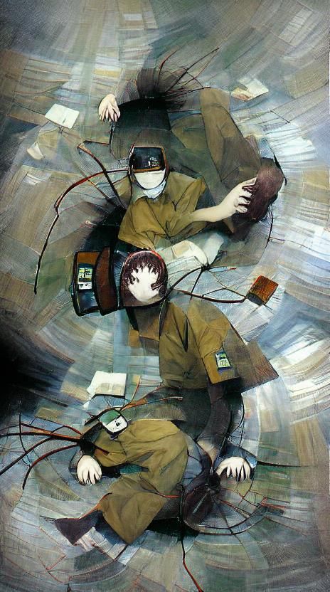 Serial Experiments Lain artwork - AI Generated Artwork - NightCafe Creator