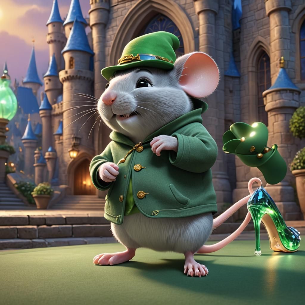 Castle Mouse Gus 3 - AI Generated Artwork - NightCafe Creator