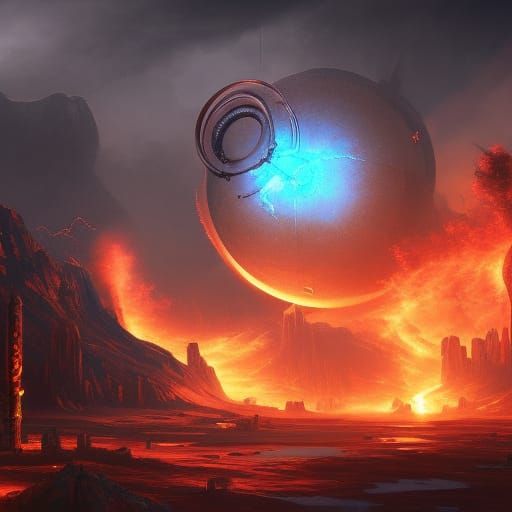 Explosion - AI Generated Artwork - NightCafe Creator