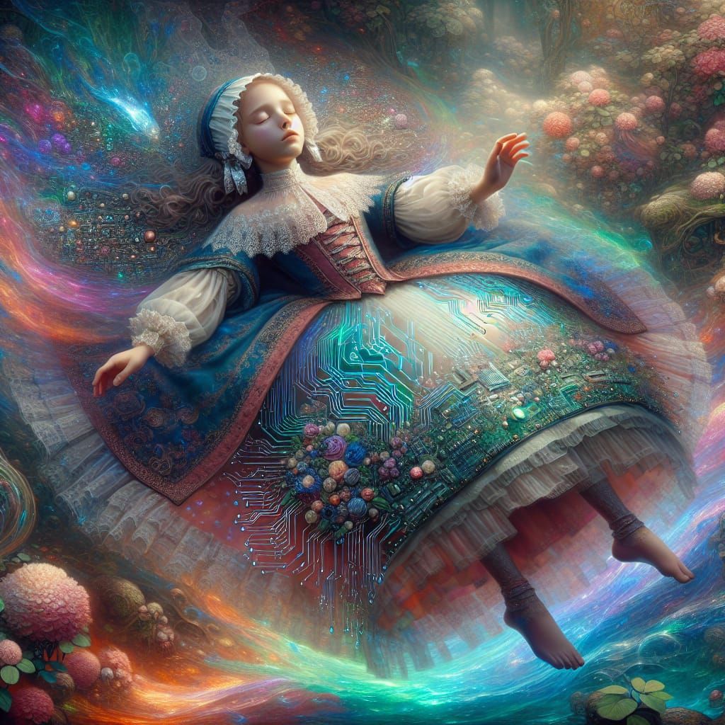 Digital Deep Dream - AI Generated Artwork - NightCafe Creator