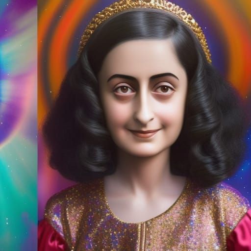 Remembering - Anne Frank - AI Generated Artwork - NightCafe Creator