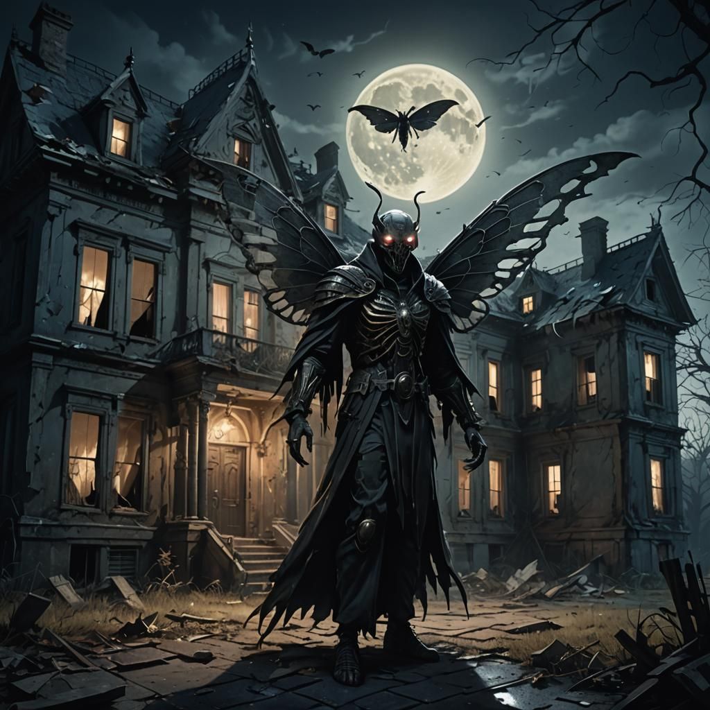 Mothman - AI Generated Artwork - NightCafe Creator