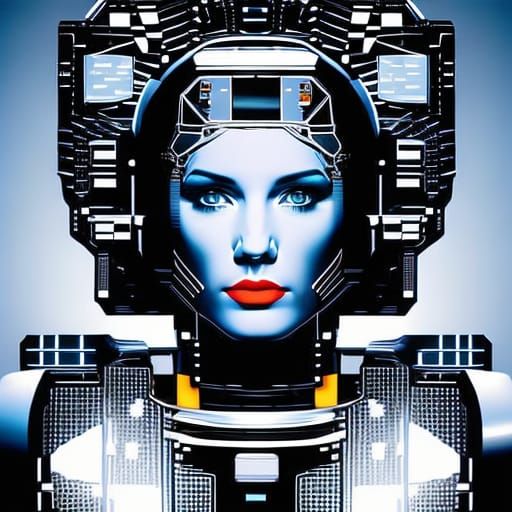 Lovely Woman in front of a computer. Lady in front of computer ...