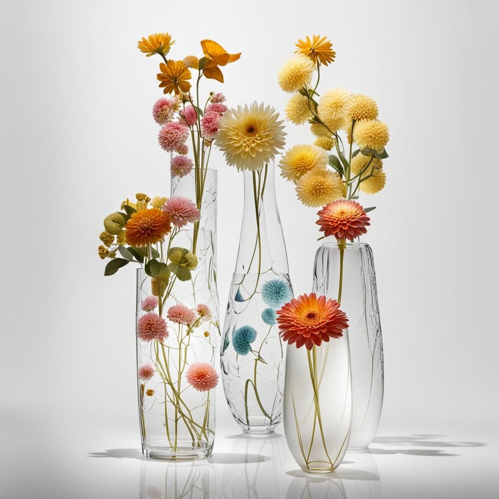 Verreries Serie, Sisters Vase - AI Generated Artwork - NightCafe Creator