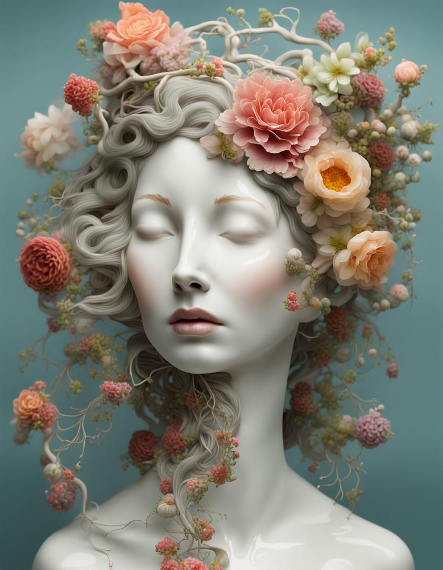 A Delicate Beauty II - AI Generated Artwork - NightCafe Creator