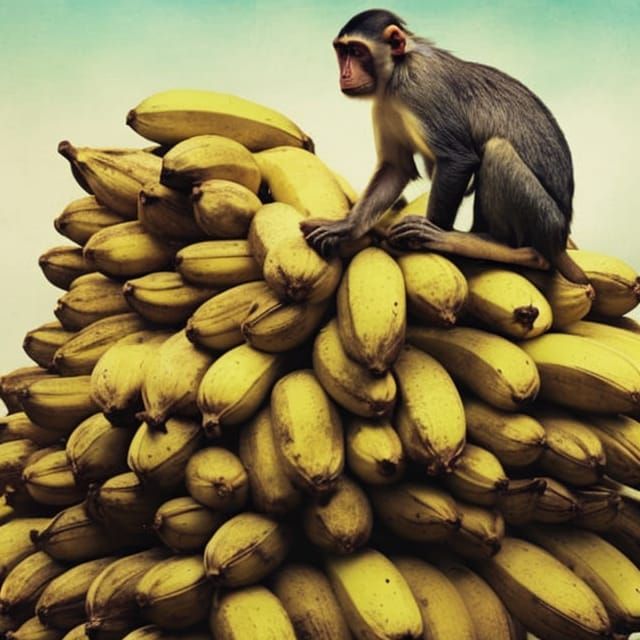 Satisfied Monkey - AI Generated Artwork - NightCafe Creator