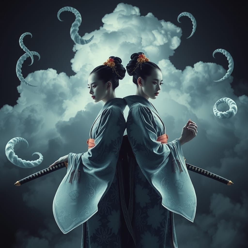 Two Sisters - AI Generated Artwork - NightCafe Creator