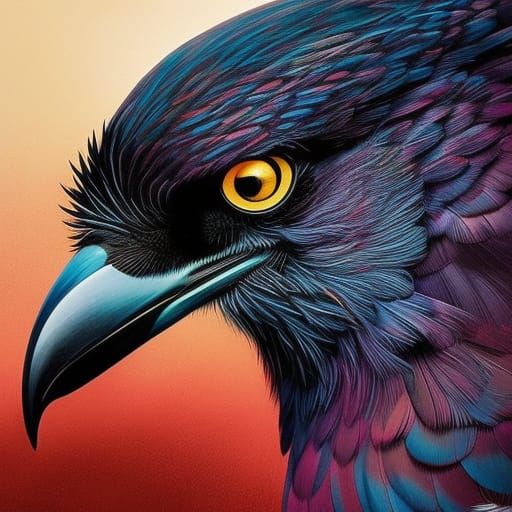 Crow - AI Generated Artwork - NightCafe Creator