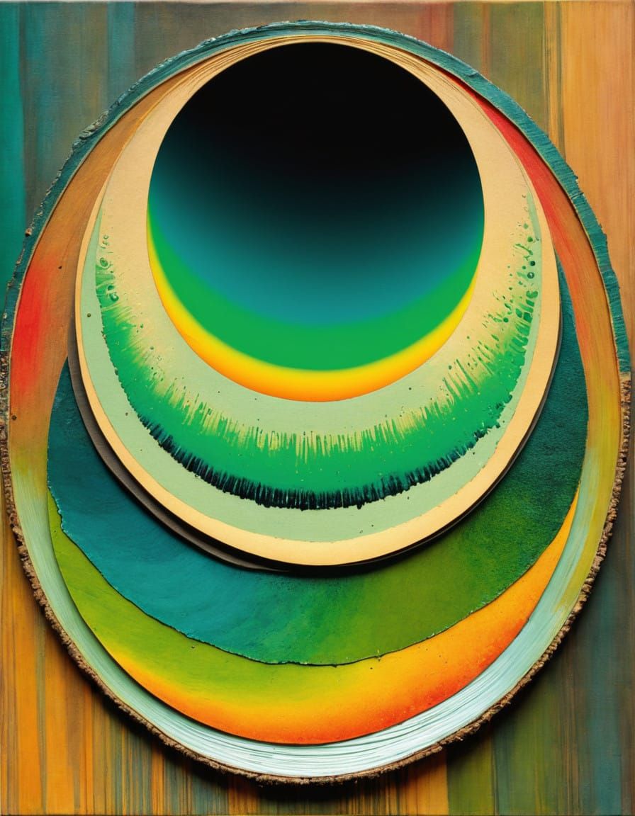 ink drip, light spectrum, 11th century