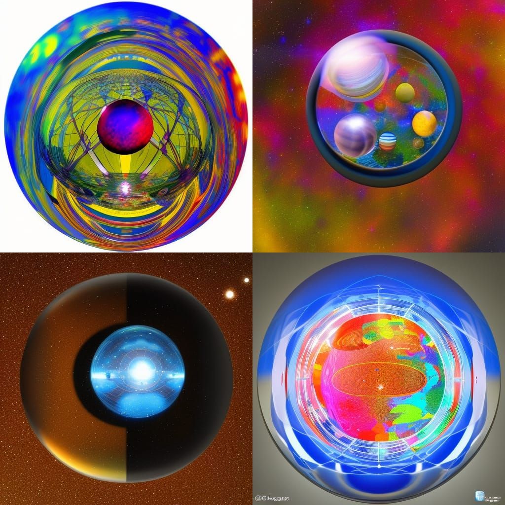 Solar system sphere - AI Generated Artwork - NightCafe Creator