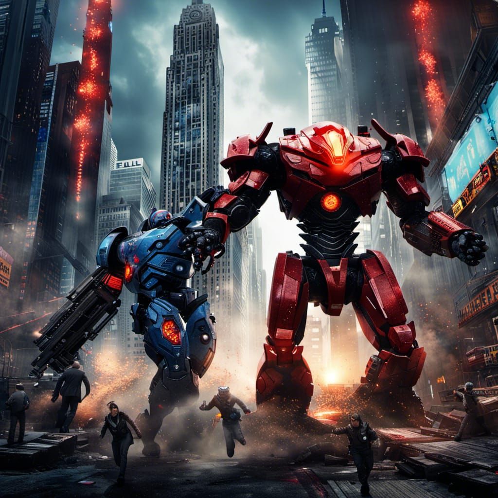 Jaeger defenders with plasma cannon - AI Generated Artwork - NightCafe ...