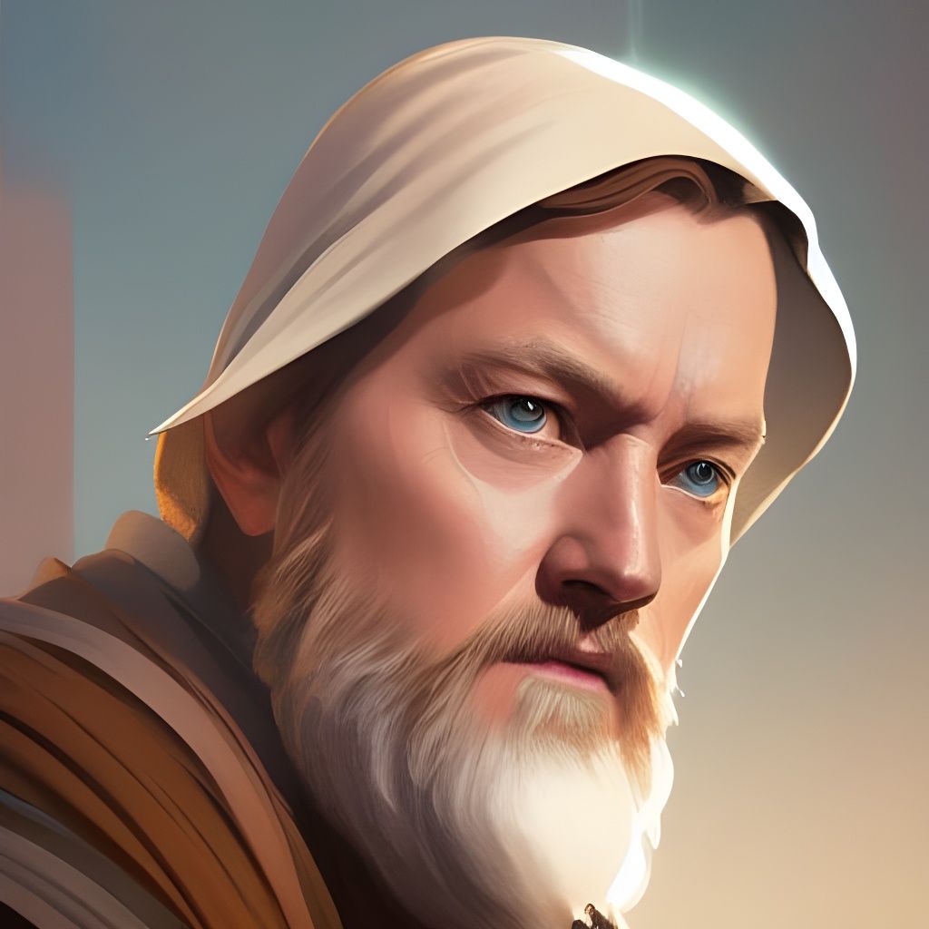 Master Obi-Wan Kenobi 3 - Old Ben Kenobi - AI Generated Artwork ...