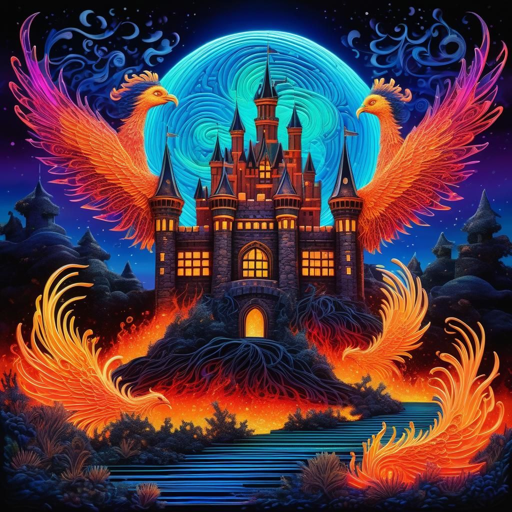 The legendary phoenix - AI Generated Artwork - NightCafe Creator