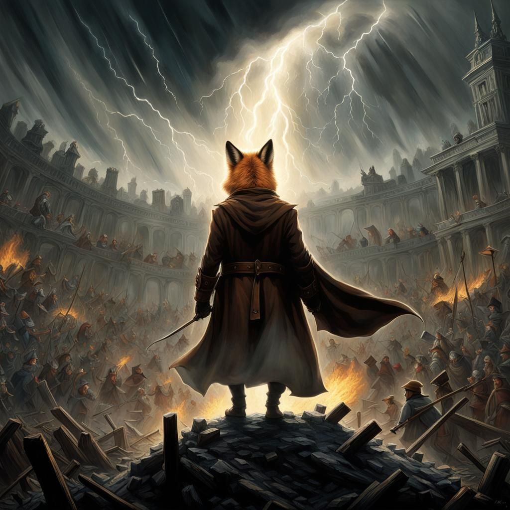 Rogue Fox - AI Generated Artwork - NightCafe Creator