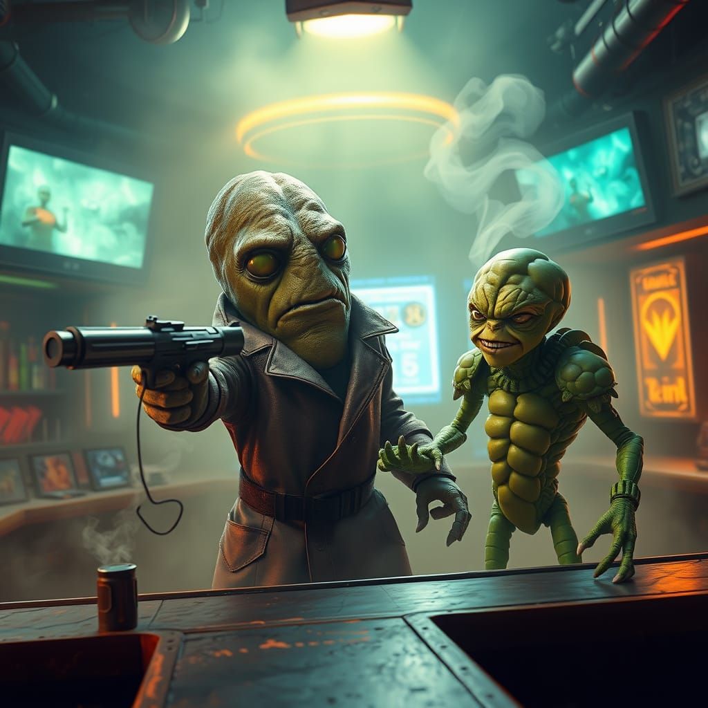 Watch the sprout - Futuristic Alien Potato Showdown in a Smo...