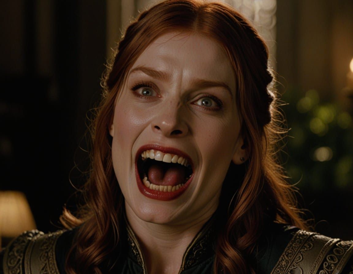 Bryce Dallas Howard as a Horror Vampire - AI Art
