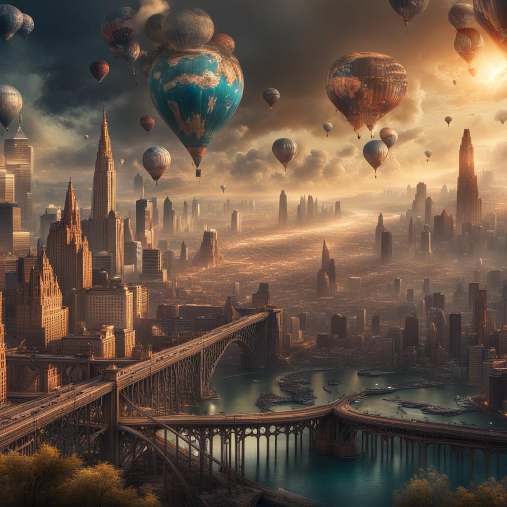 Futurescapes, USA - AI Generated Artwork - NightCafe Creator