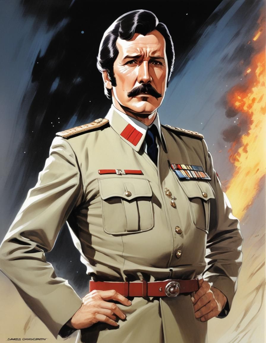 Brigadier Lethbridge-Stewart, 1970 - AI Generated Artwork - NightCafe ...