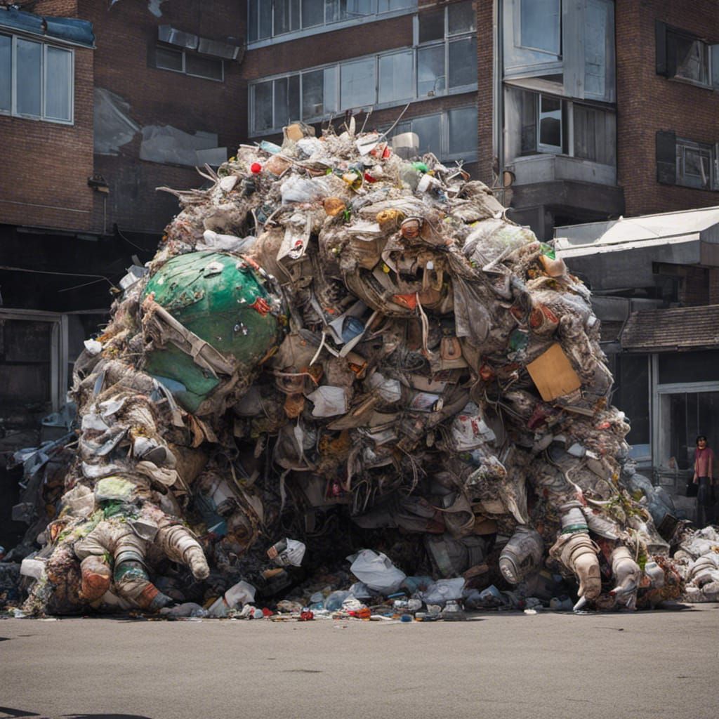 Pollution Monster Series: Garbage Strike - AI Generated Artwork ...
