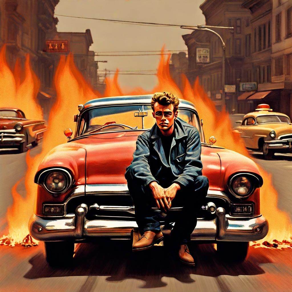 James Dean - AI Generated Artwork - NightCafe Creator