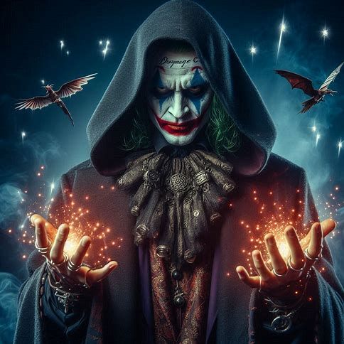 The Clown's Conjuring: The Joker's Demonic Summoning - AI Generated ...