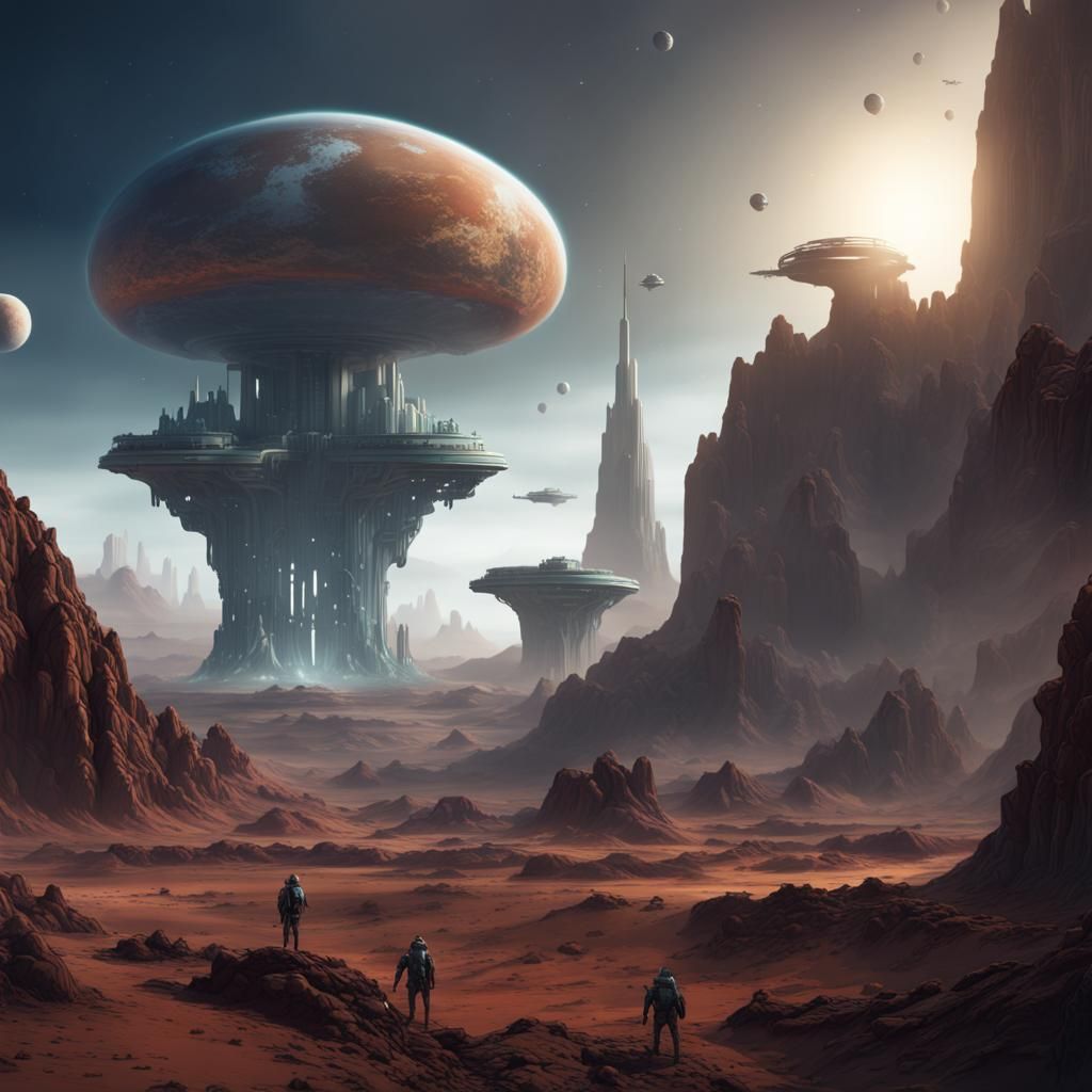 terraforming Mars - AI Generated Artwork - NightCafe Creator