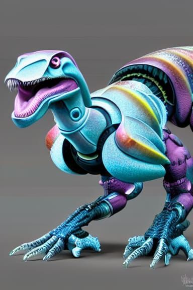 Cyber Raptor - AI Generated Artwork - NightCafe Creator