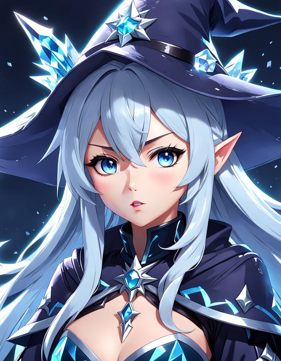 Ice Witch - AI Generated Artwork - NightCafe Creator