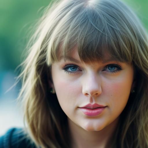 Taylor Swift closeup - AI Generated Artwork - NightCafe Creator