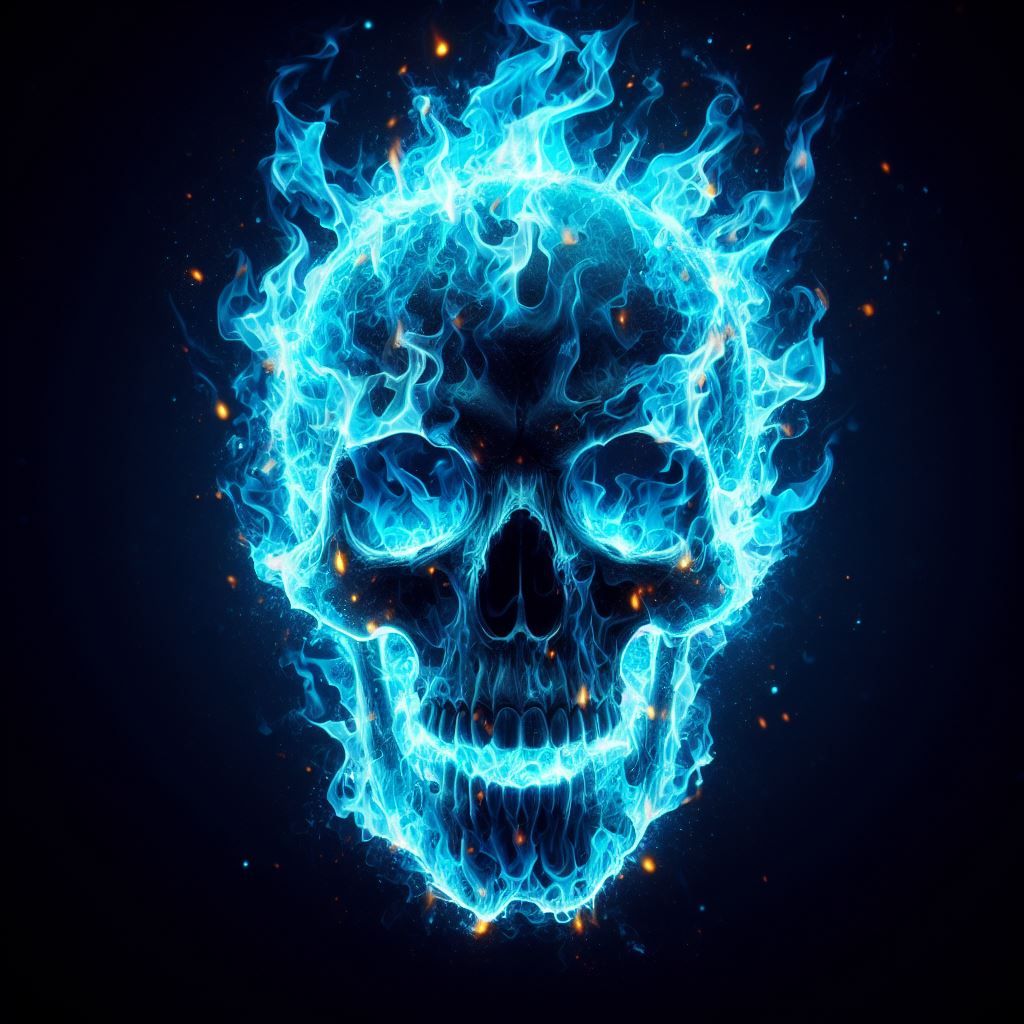 Blue Fumes - AI Generated Artwork - NightCafe Creator