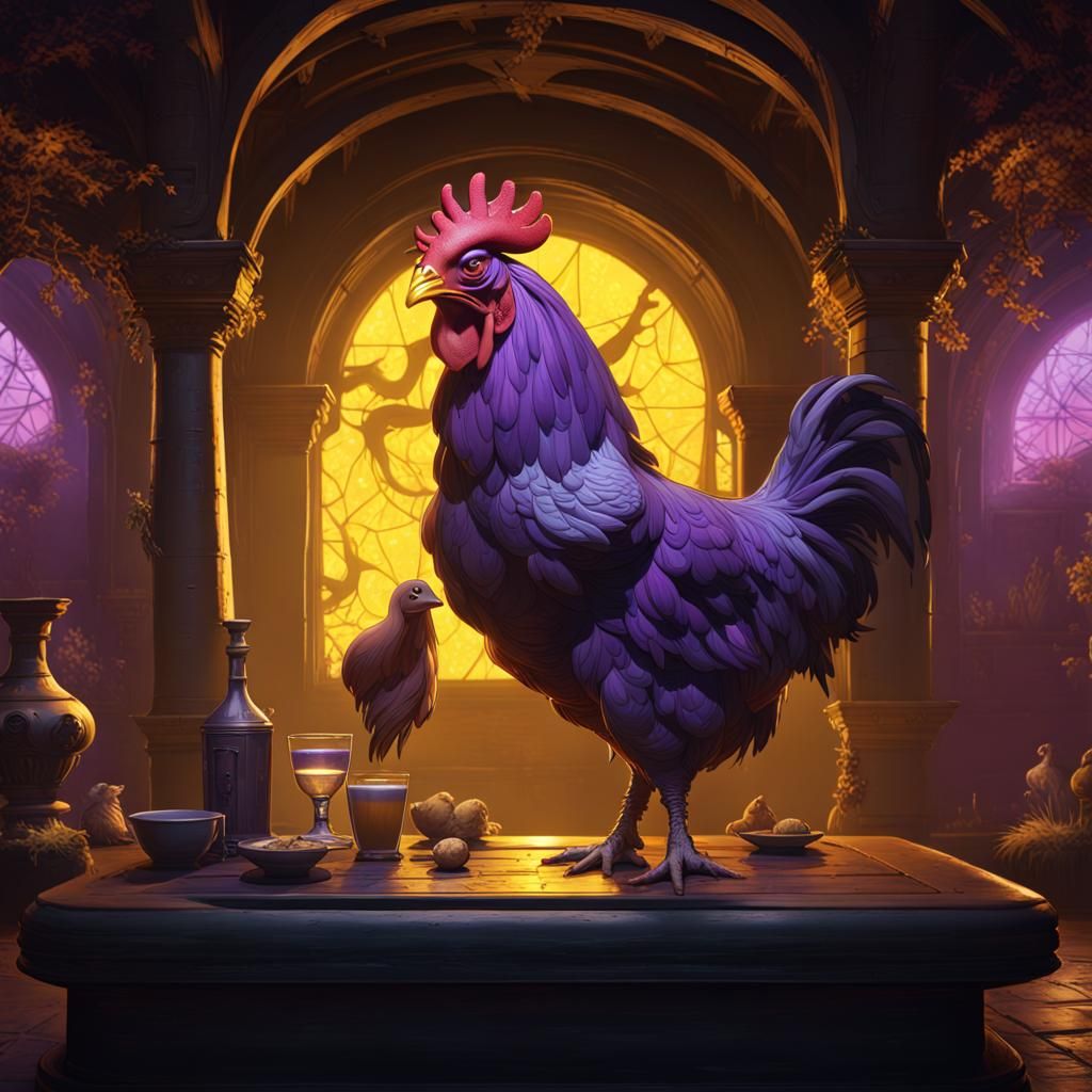 Chicken - AI Generated Artwork - NightCafe Creator