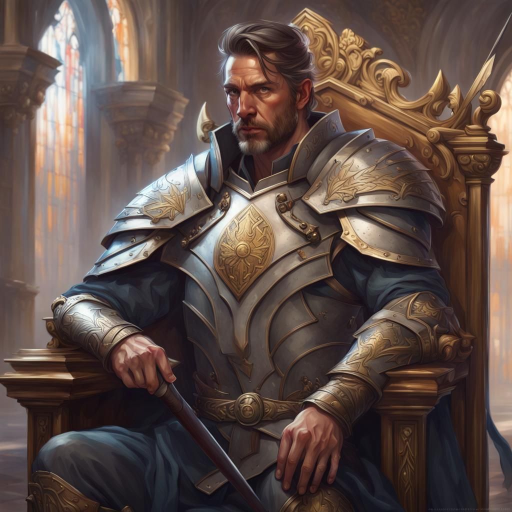 King Aldus Rosendahl - Human Ruler of New Freehold - AI Generated ...