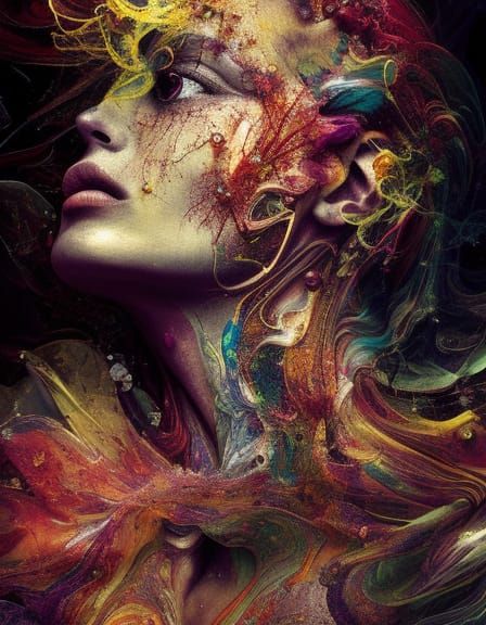 a paint mess - AI Generated Artwork - NightCafe Creator